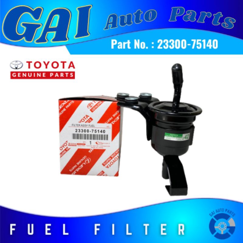 Fuel filter for Toyota Fortuner, Hilux, Innova (23300-75140) Genuine ...