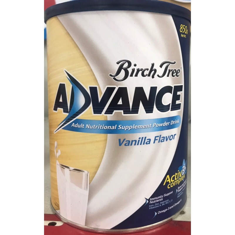 850g Birch Tree Advance Vanilla Flavor Adult Nutritional Supplement ...
