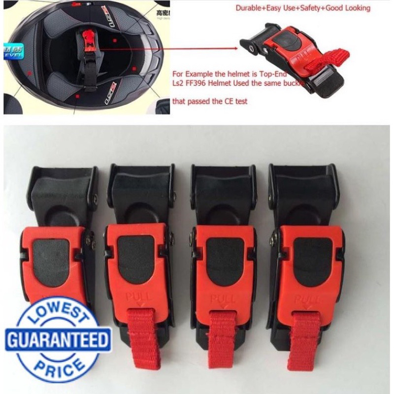 heavy duty metal Universal Motorcycle helmet buckle helmet quick ...