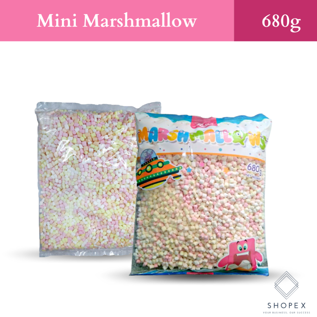 Mini Marshmallow 680g Assorted Color | Assorted Mini Marshmallows ...