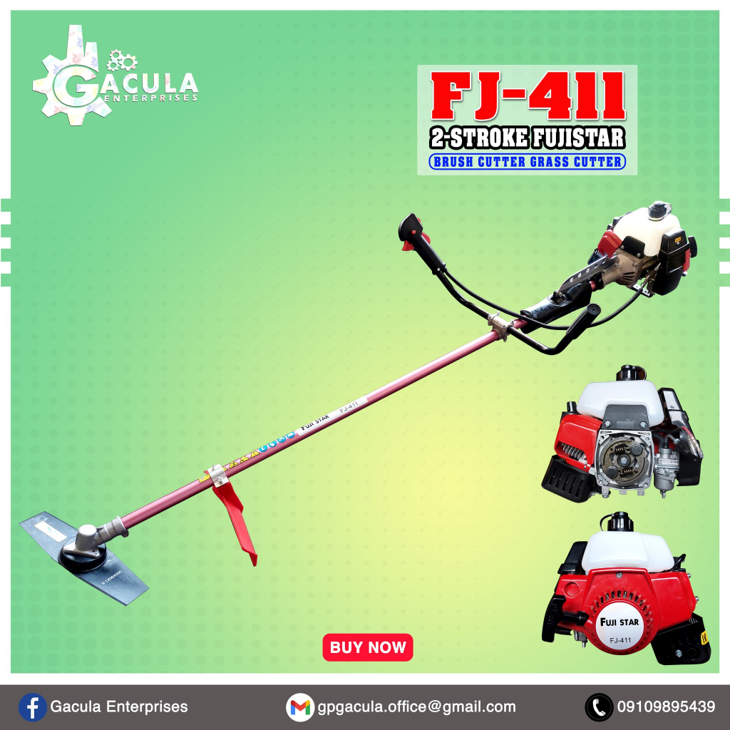 Fuji Star Fujistar Fj411 2 Stroke Grass Cutter Brush Cutter (NOTE: ANG ...