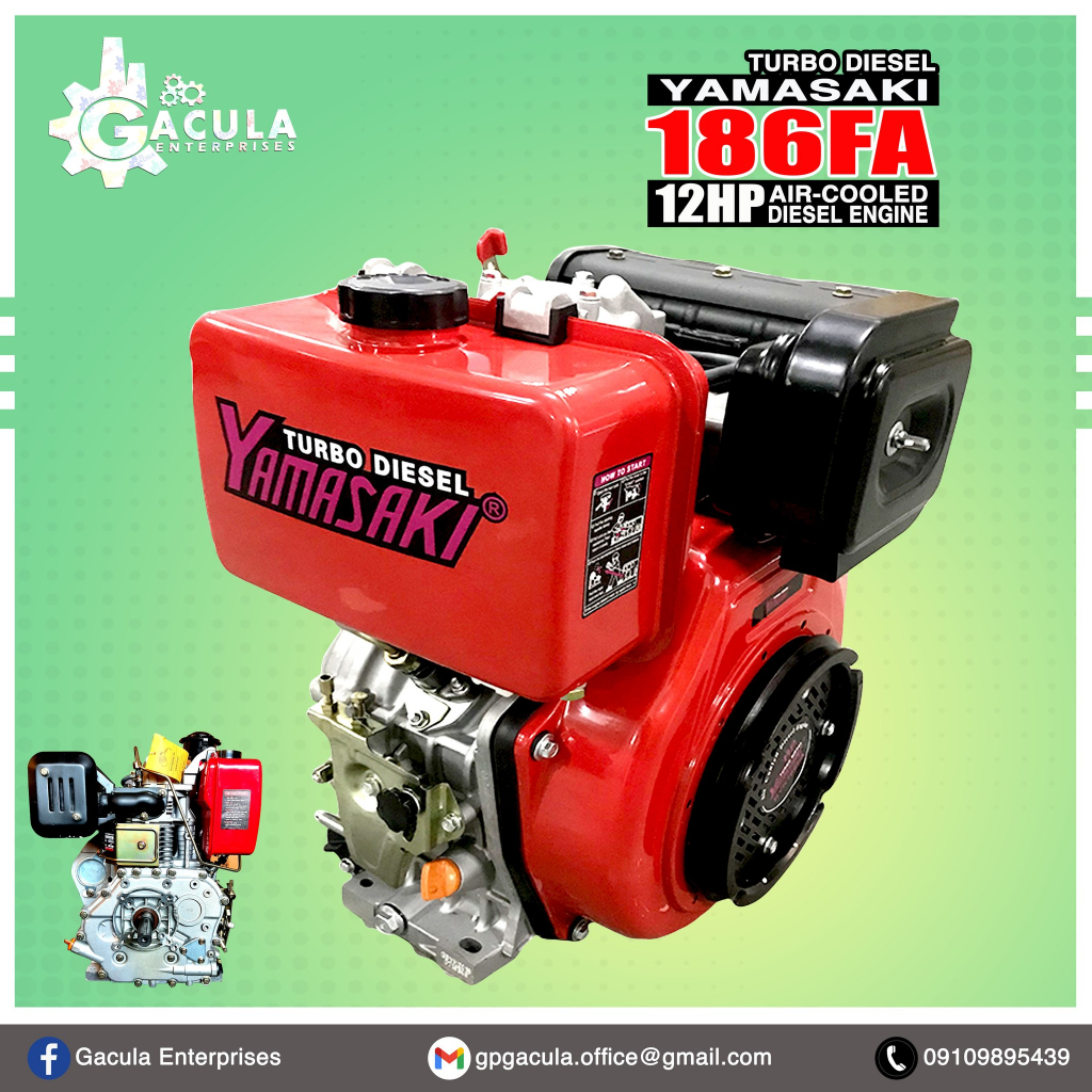 High Speed Air Cooled Diesel Engine 10hp 186F, 12hp 186FA , 188F 14hp ...