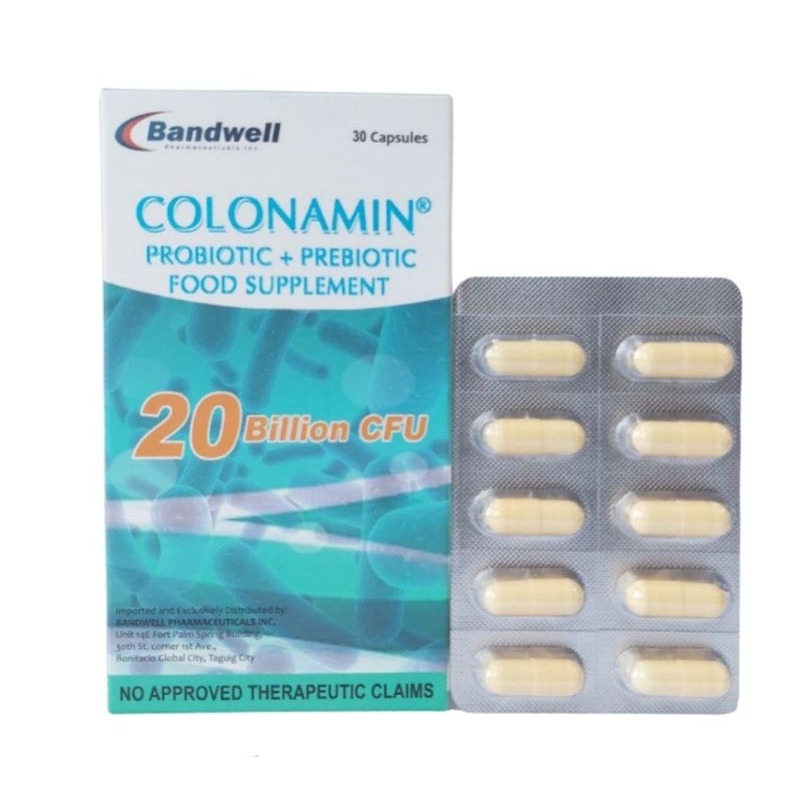 Colonamin Probiotic + Prebiotic 30 Capsules | Shopee Philippines