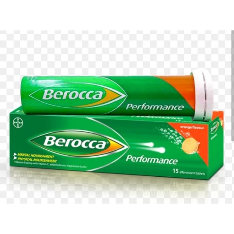 Berocca Effervescent Tablet Orange Flavor 15's | Shopee Philippines