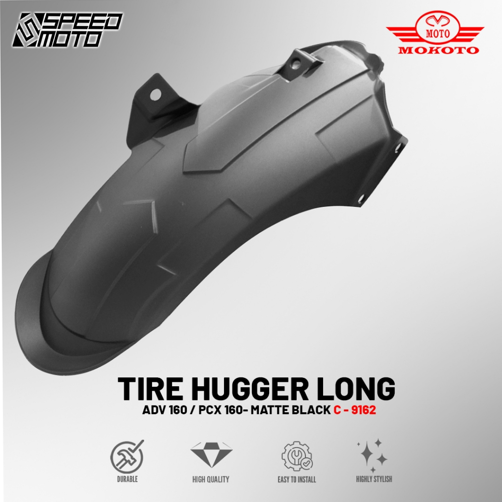 MOKOTO TIRE HUGGER LONG REAR FENDER MUD GUARD FOR ADV 160 PCX 160 ...