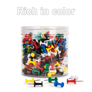 VK 35-100pcs/box Push Pins Thumb Thumbtack Board Pins Drawing Photo ...