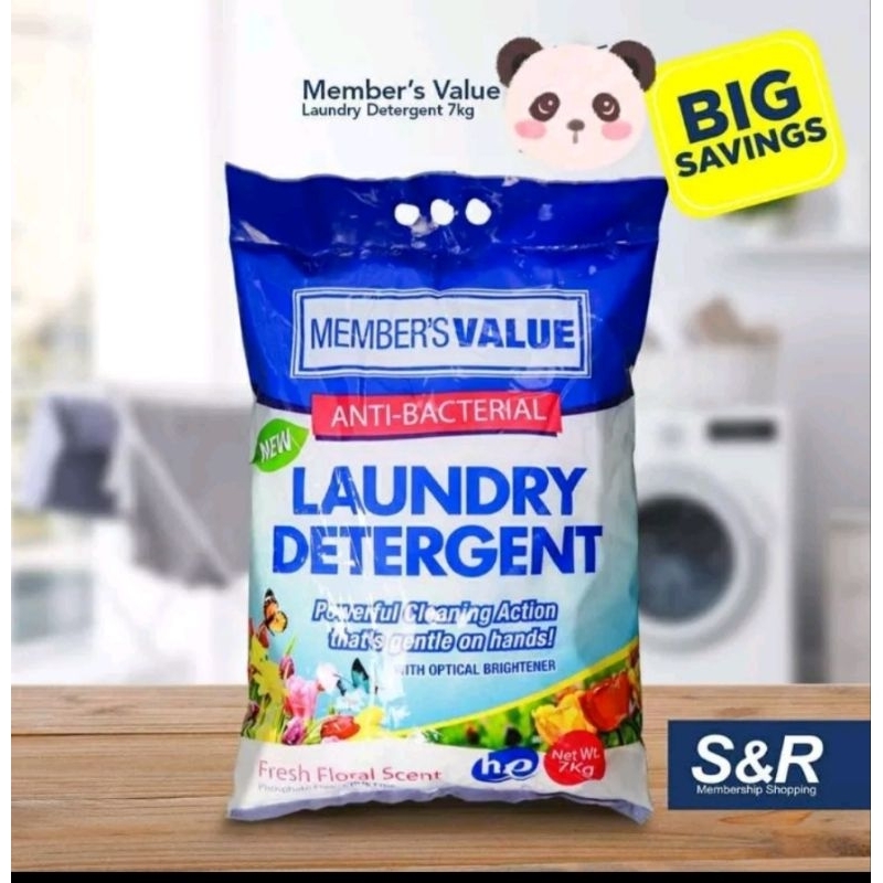 SNR members value laundry detergent powder 7kg | Shopee Philippines
