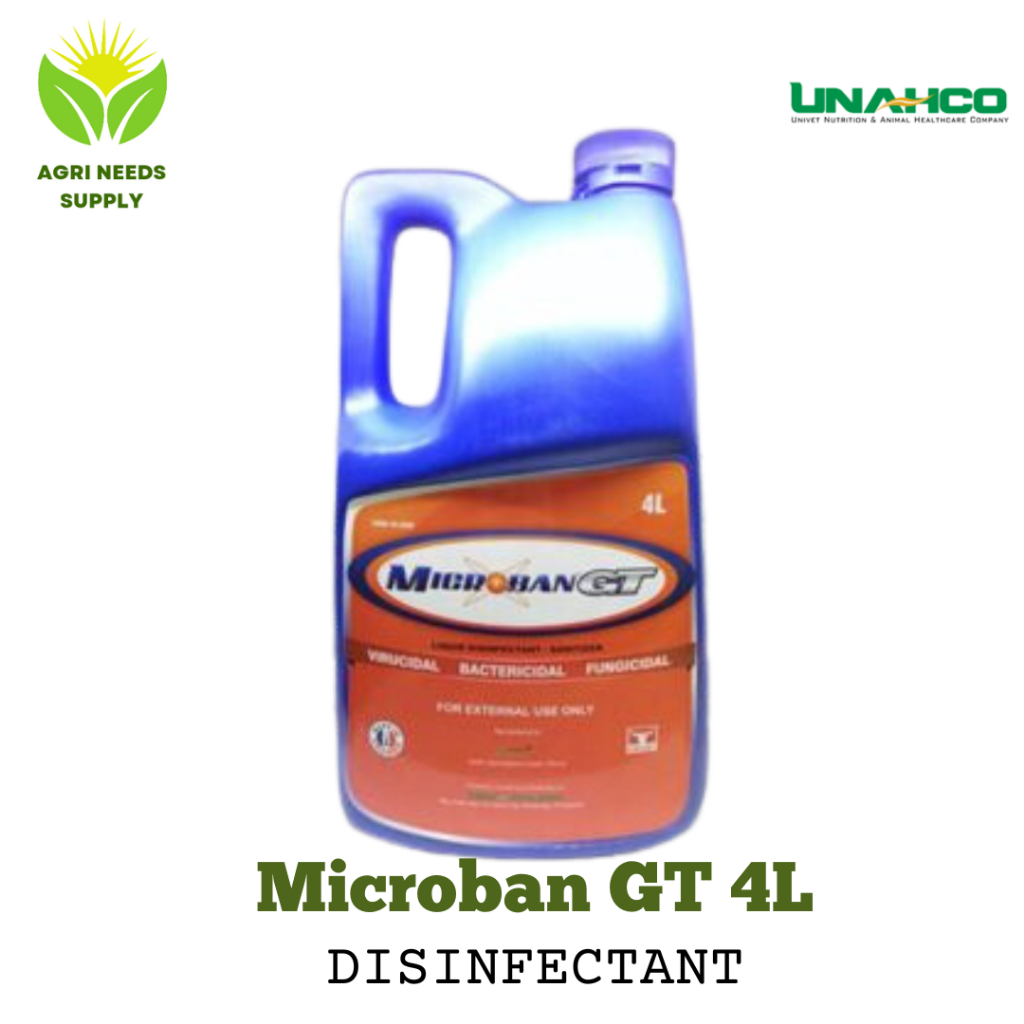 Microban GT Liquid Disinfectant /Sanitizer(4litters) | Shopee Philippines