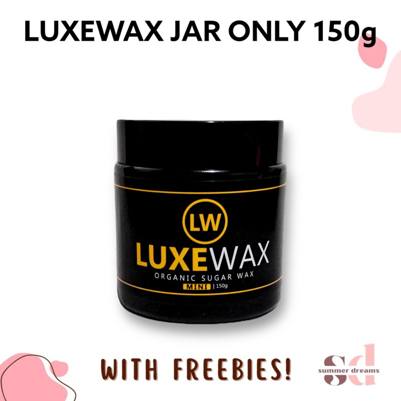 LUXEWAX Organic Sugar Wax Hair Removal With Sunflower Oil Wax Strips ...