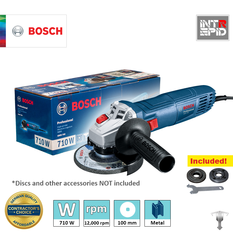 Bosch GWS 700 Professional 710 W Angle Grinder 100 mm Contractor's ...