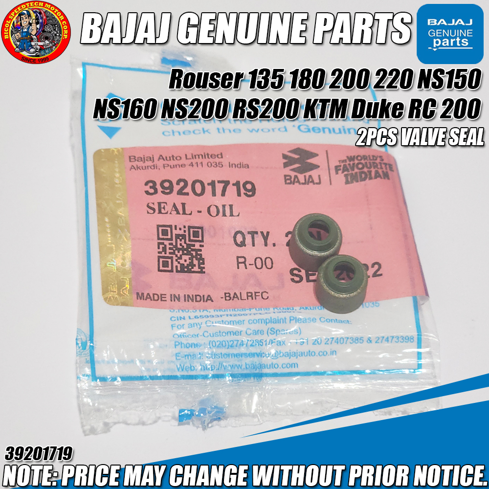 2PCS VALVE SEAL Rouser 135 180 200 220 NS150 NS160 NS200 RS200 KTM Duke ...