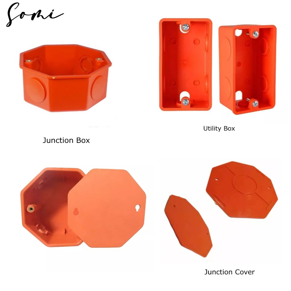 JUNCTION BOX / UTILITY BOX / COVER PVC ORANGE | Shopee Philippines