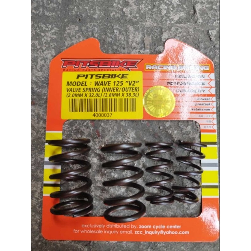 Pitsbike racing valve spring 4 pcs inner outer 6 turns wave 100 110 125 ...