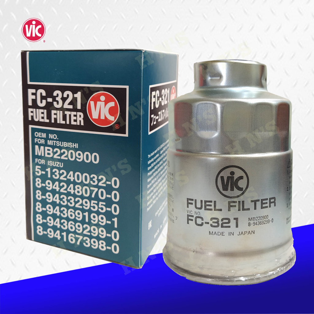 VIC Fuel Filter FC-321 for Mitsubishi L300, Adventure, Pajero ...