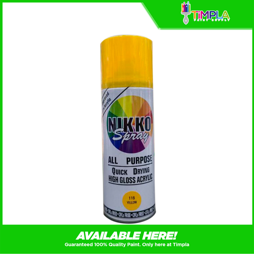 Nikko Spray Paint All Purpose Quick Drying High-Gloss Acrylic 116 ...
