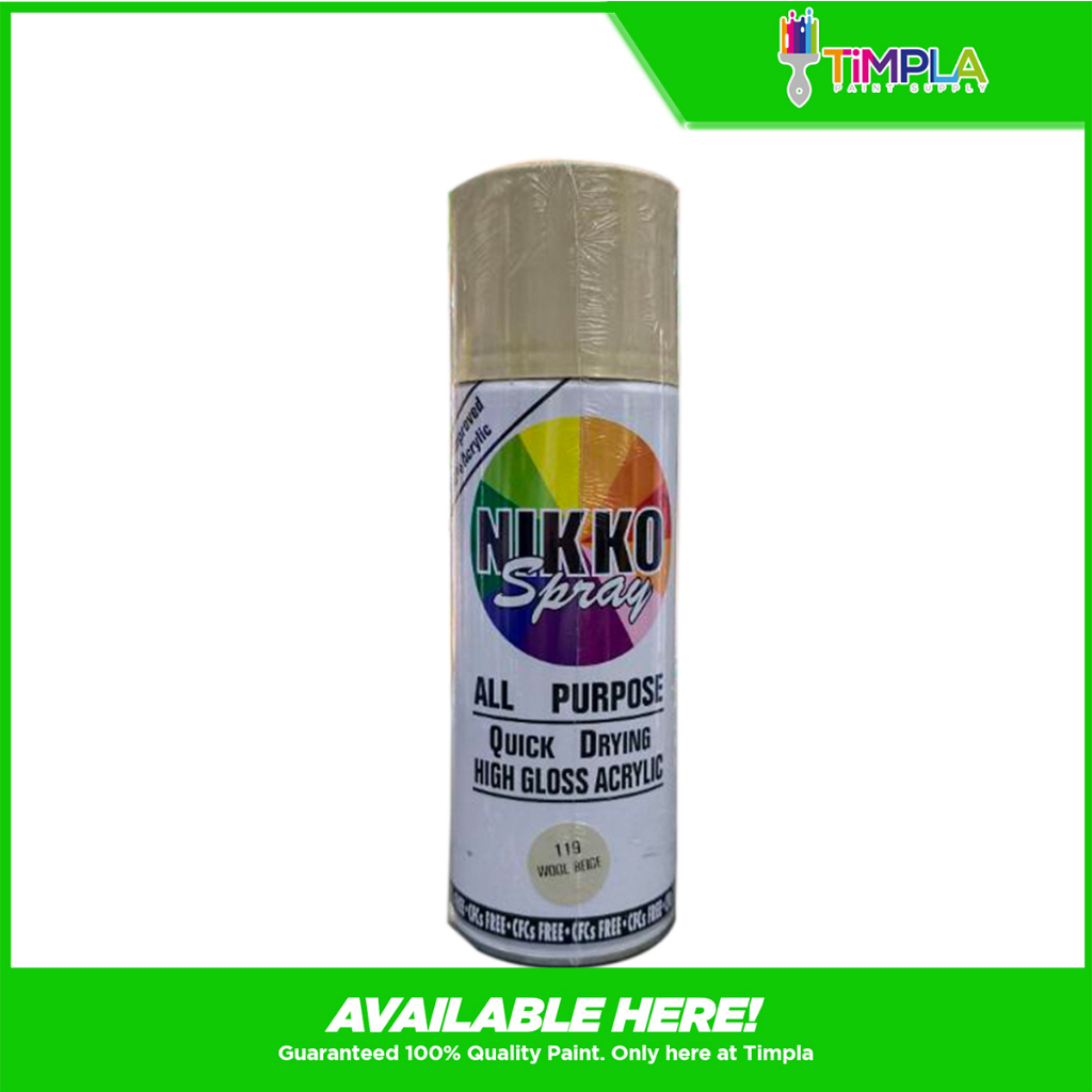 NIKKO Spray Paint All Purpose Quick Drying High-Gloss Acrylic ...