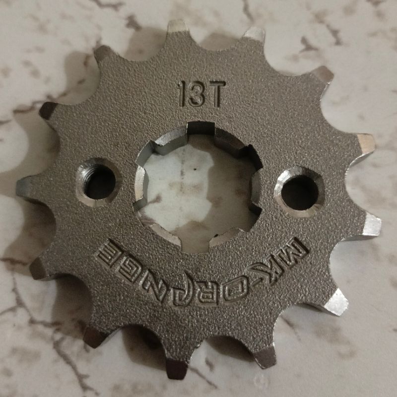Engine Sprocket For Barako 175 "Makoto Genuine Parts | Shopee Philippines