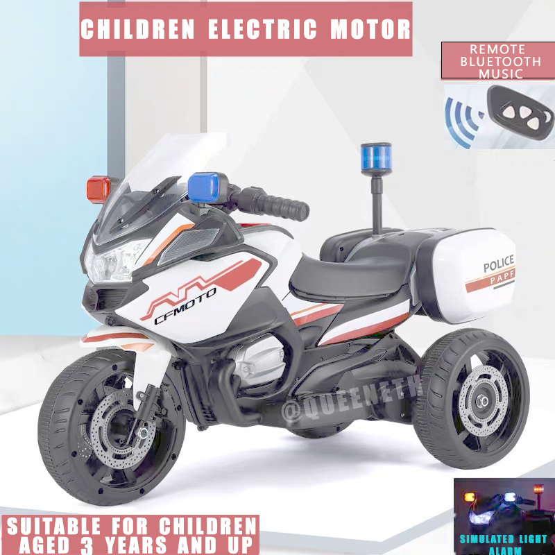 3-Wheel Ride-On Children's Electric Motorcycle Car Toy Charging ...