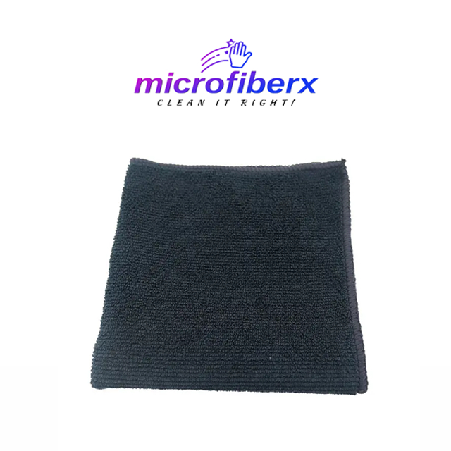 350GSM - 30x30cm Microfiber Knitted edge multi-purpose cleaning towel ...