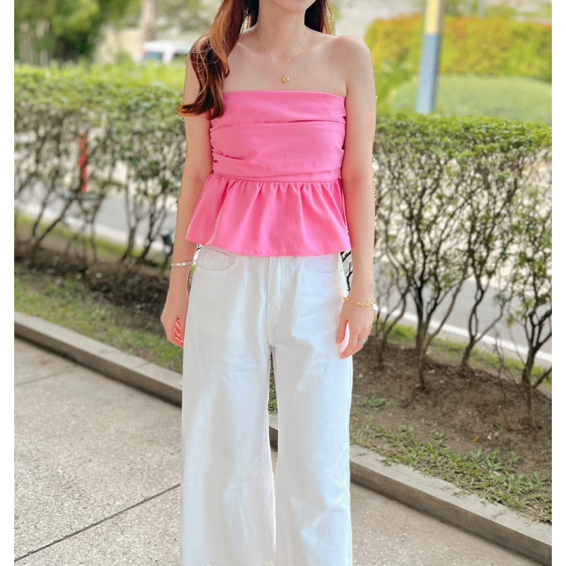 Ibiza Linen Tube - La Coco Babe | Shopee Philippines