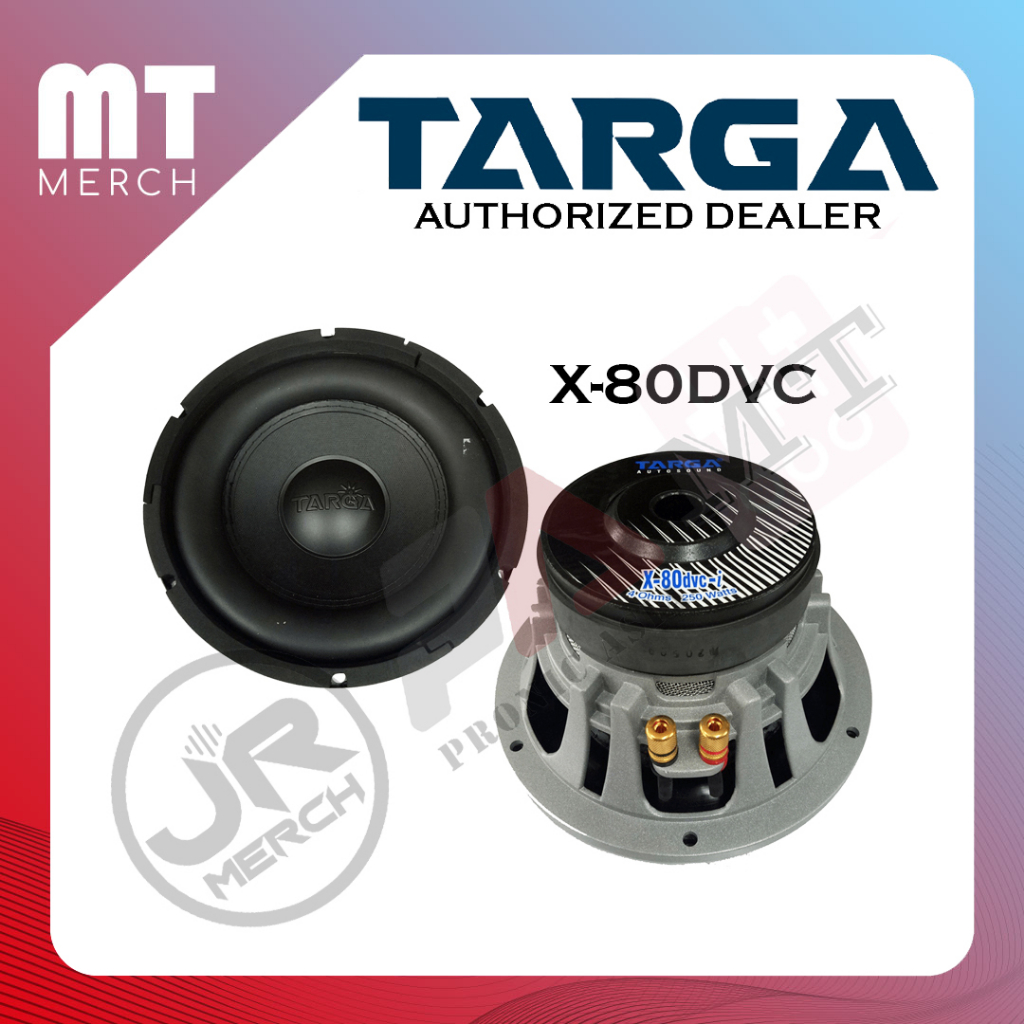 Targa 8" X-80DVC Subwoofer Speaker No Screen Sold Per PC | Shopee ...