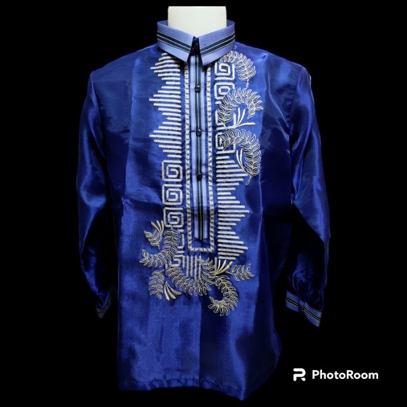 BARONG TAGALOG COLORED BARONG MODERN BARONG FOR MEN WITH LINNING COLLAR ...