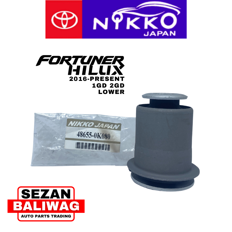 NIKKO JAPAN LOWER ARM BUSHING BIG TOYOTA FORTUNER HILUX 2016-2022 48655 ...