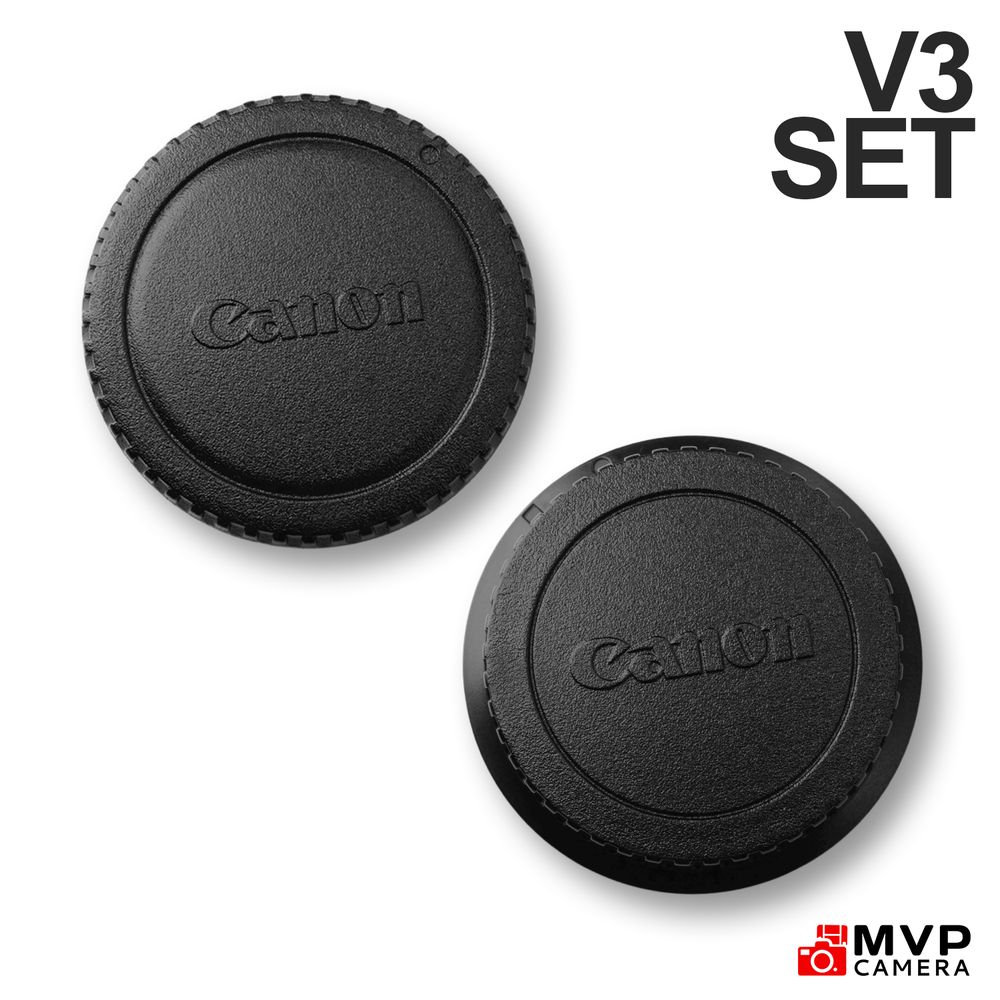 GENERIC EF EFS EOS Body and Rear Lens Cover Cap for Canon Fullframe ...