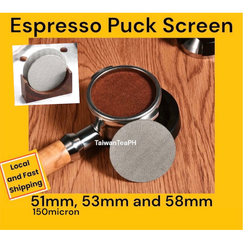 Espresso Puck Screen 51mm 53mm 58mm Reusable 1.7 mm Thickness 150um ...