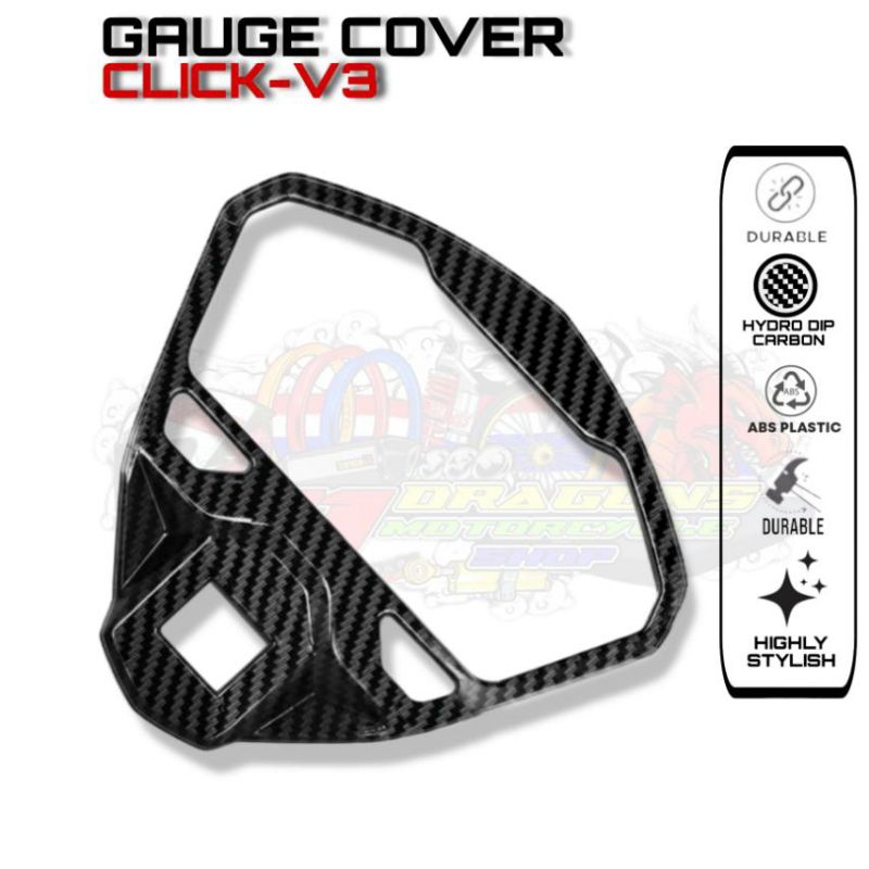 Honda Click v3 Panel cover garnish carbon hydro dip | Shopee Philippines