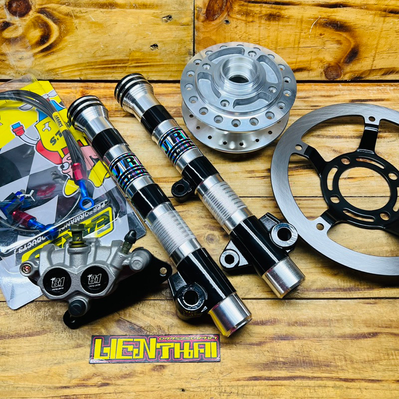 Lighten Front Shock Outer Tube W/ Caliper 8.1 and Buta Disc Set - Wave, Rs125, Xrm, Raider150 ...