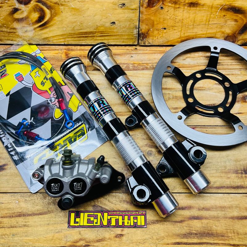 Lighten Front Shock Outer Tube W/ Caliper 8.1 and Buta Disc Set - Wave ...