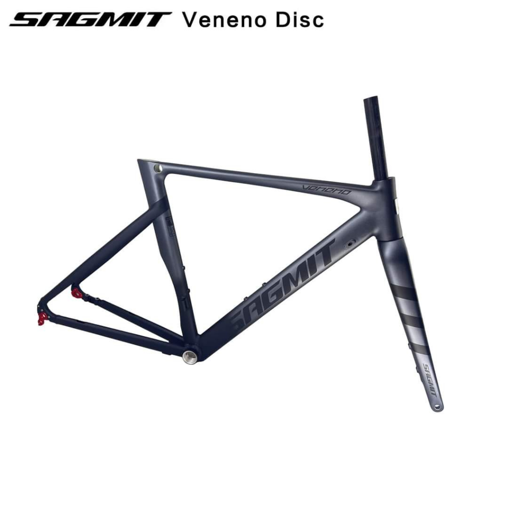 FRAME SET 700C W/CARBON FORK SAGMIT VENENO W/ S.POST DISC BRAKES OR RIM ...