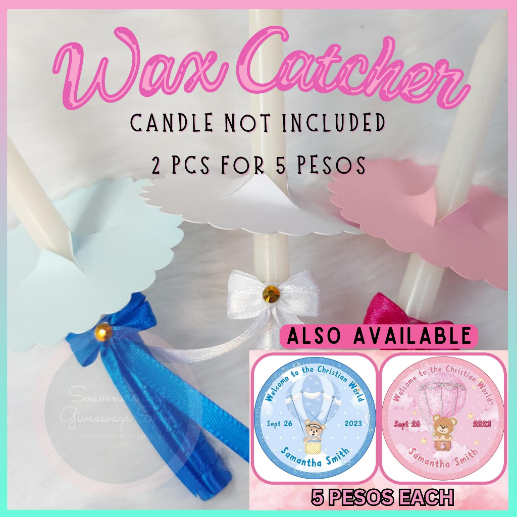 SNGshop | Wax Catcher for Candles FREE LAYOUT for PERSONALIZED | Shopee ...