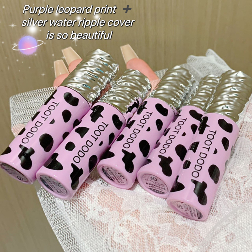 NEW TOOT DODO Leopard purple mirror lip glaze lip gloss | Shopee ...