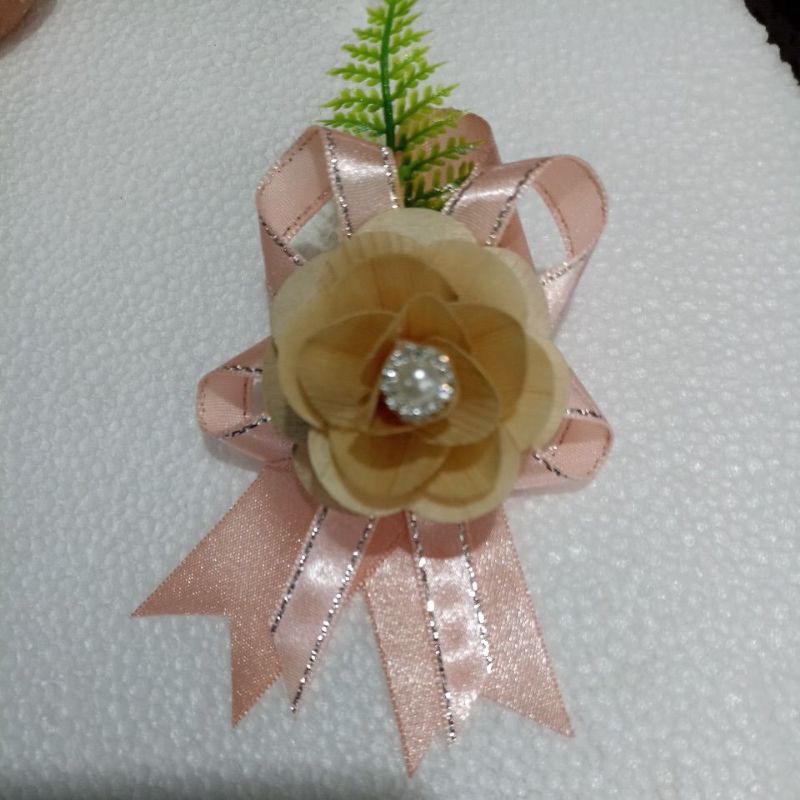 chest corsage minimalist design with pin | Shopee Philippines