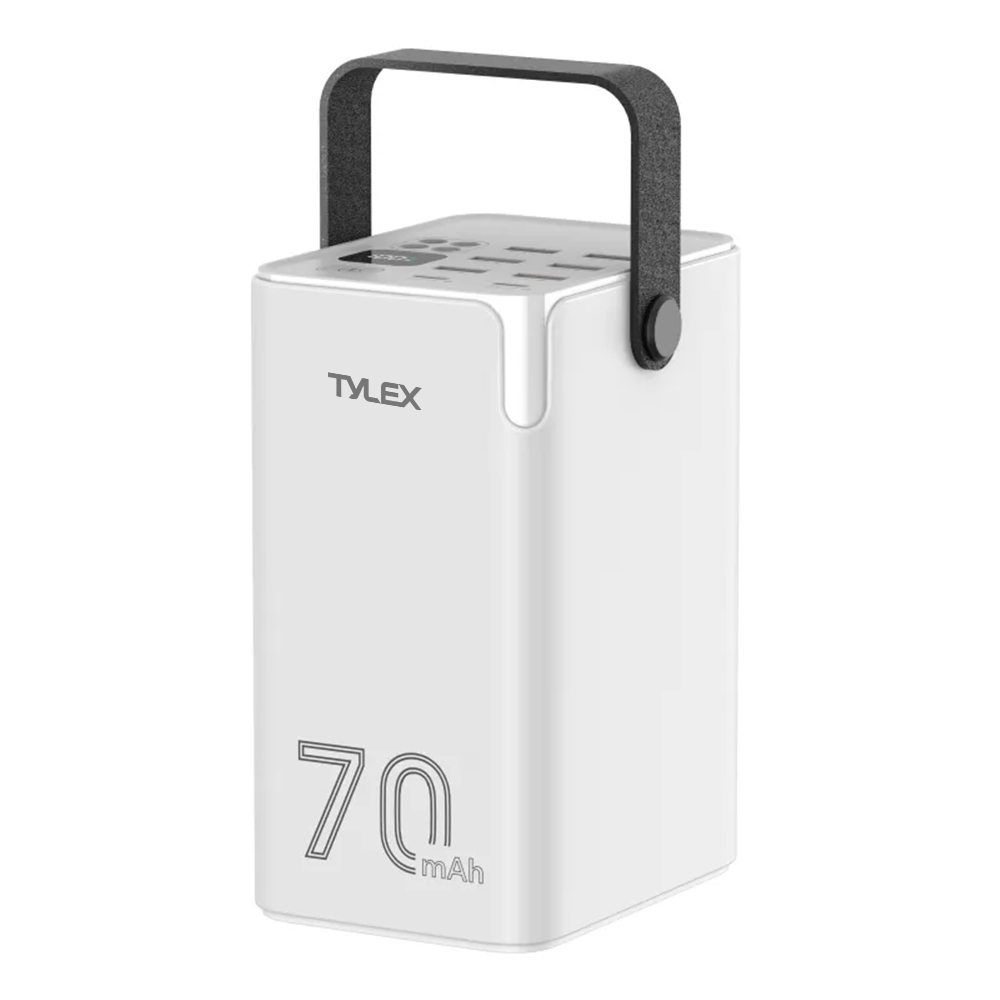 TYLEX XP07 70000mAh PowerBank 22.5W Fast Charge 7Outputs & 2Inputs with ...
