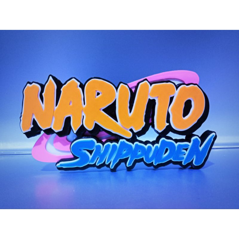 Naruto Shippuden 3d Printed Logo Display | Shopee Philippines