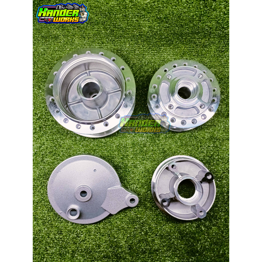 HUB SET HONDA XRM 125 PAIR WITH PLUNGE HUB AND BRAKE HUB | Shopee Philippines