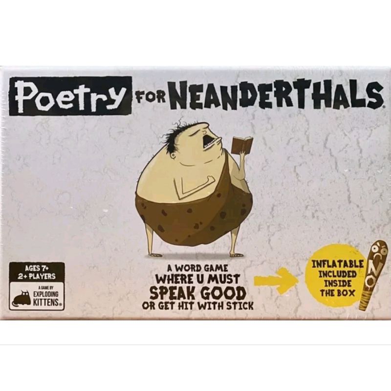 POETRY FOR NEANDERTHALS CARD GAME | Shopee Philippines