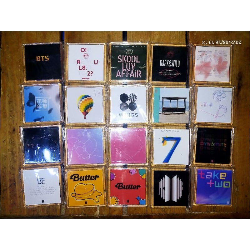 BTS Discography Ref Magnet Set Unofficial | Shopee Philippines