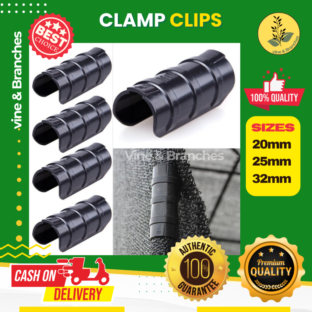 Clamp Clips for Greenhouse UV Film – Plastic Net Holder, Windproof Grip ...