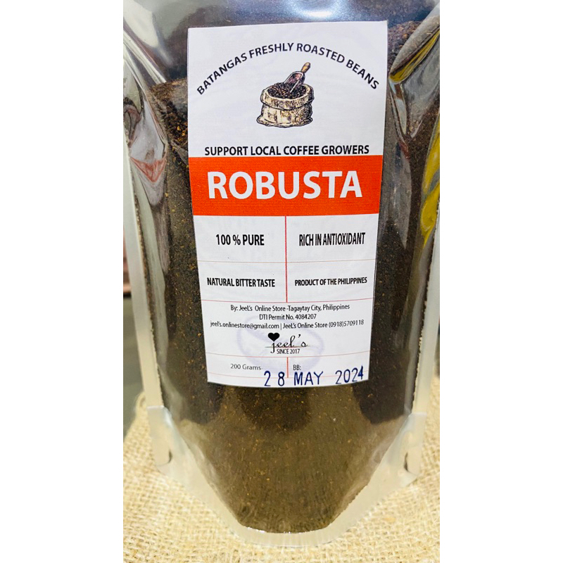 Jeels Robusta Premium ground coffee 200g | Shopee Philippines