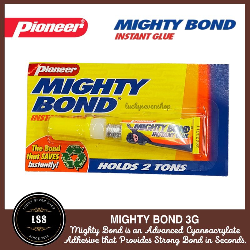 PIONEER Mighty Bond Instant Adhesive Glue 3g | Shopee Philippines