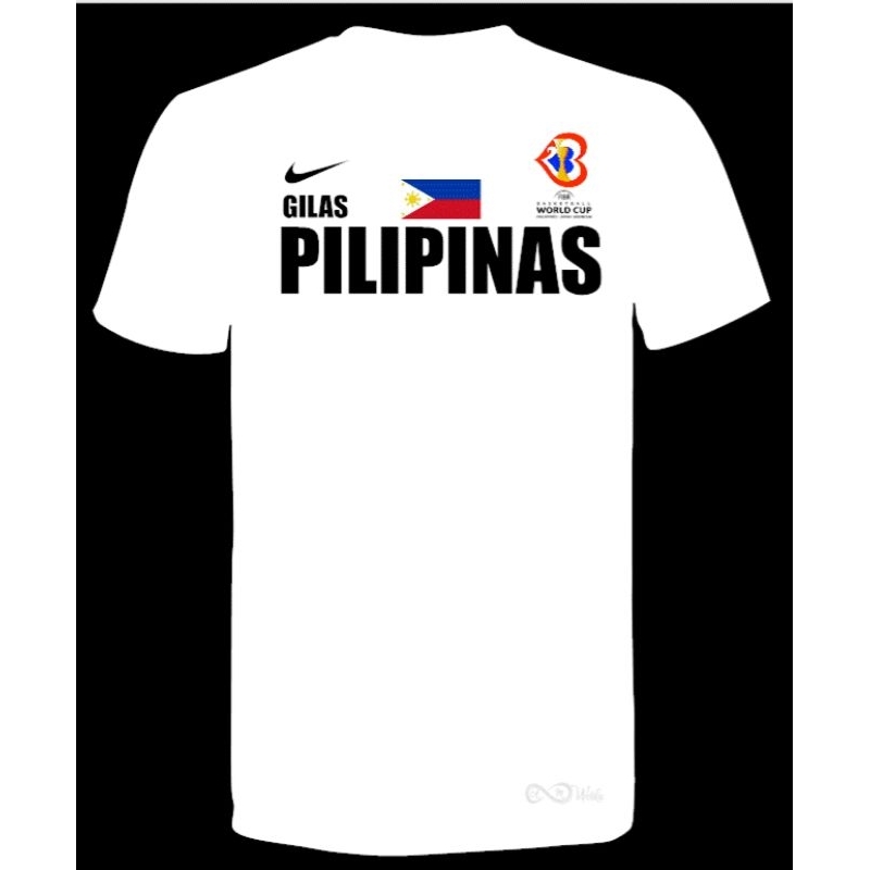 Gilas Pilipinas FIBA World Cup Shirt 2023 #GawangAMWorks | Shopee ...