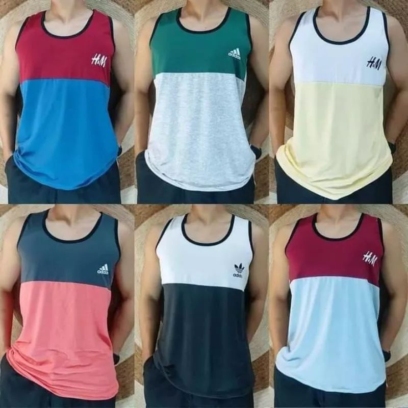 10 PCS BUNDLE SANDO and MUSCLE TER FOR MEN FREESIZE PREMIUM COTTON ...