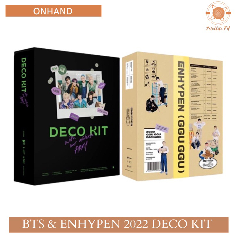 BTS AND ENHYPEN SEALED 2022 DECO KIT | Shopee Philippines