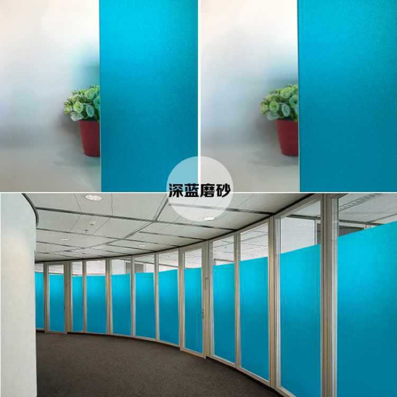 Plain color Glass Sticker Window Decal Glass Door Self-Adhesive PVC ...