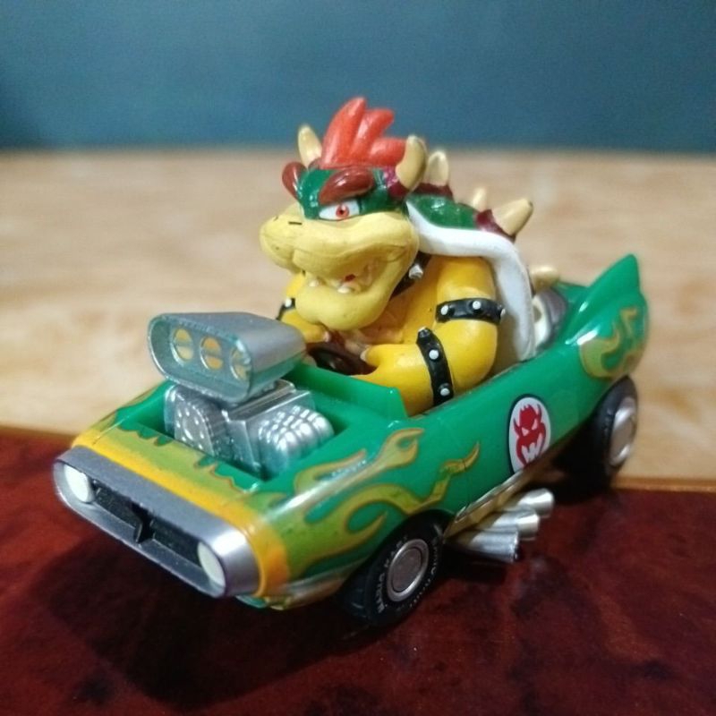 NINTENDO SUPER MARIO KART Bowser Koopa Car Figure Collection | Shopee ...