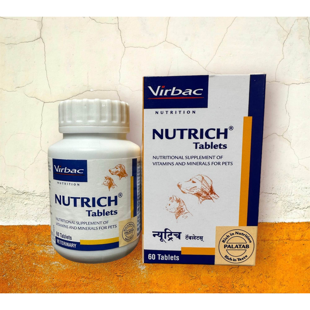 Virbac Nutrich Supplement 60 ( Pets Comfort ) | Shopee Philippines